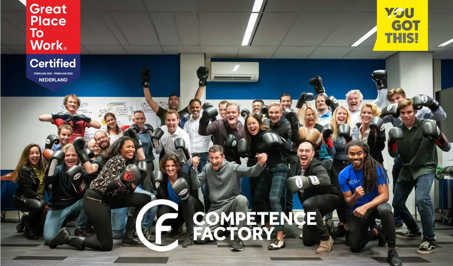 Competence Factory heeft het 'Great Place to Work' certificaat!